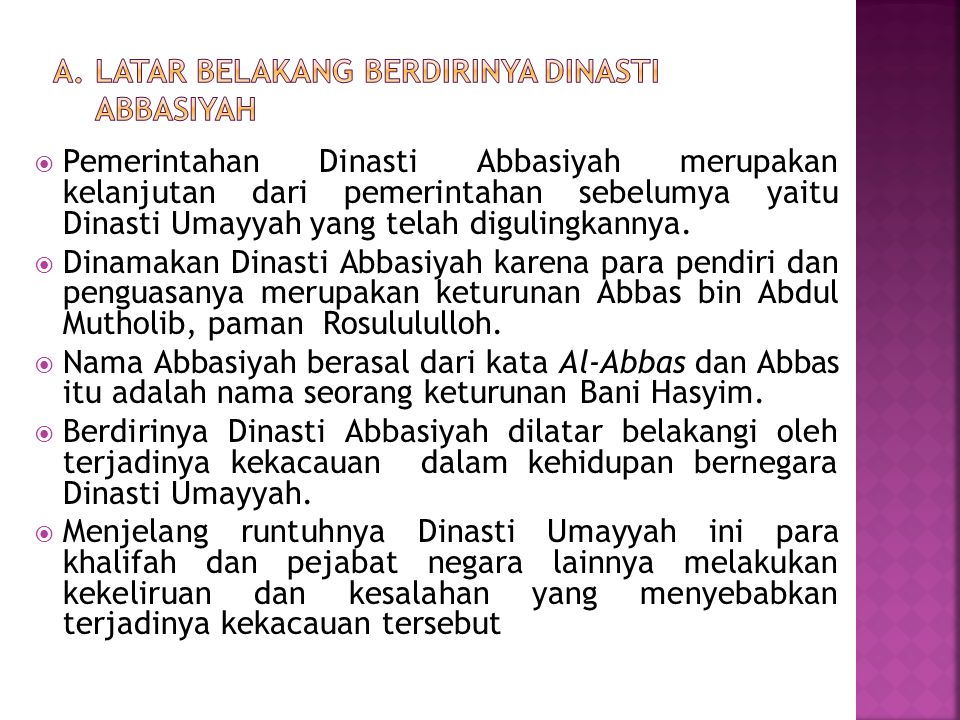 Sejarah Dinasti Abbasiyah Ujian Porn Sex Picture