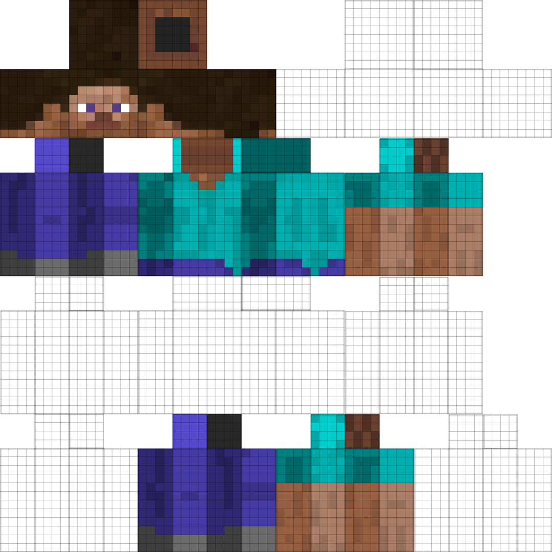 Minecraft Steve Template