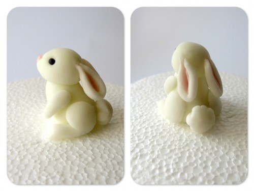 Polymer Clay Bunny Sculptures Polymer Clay