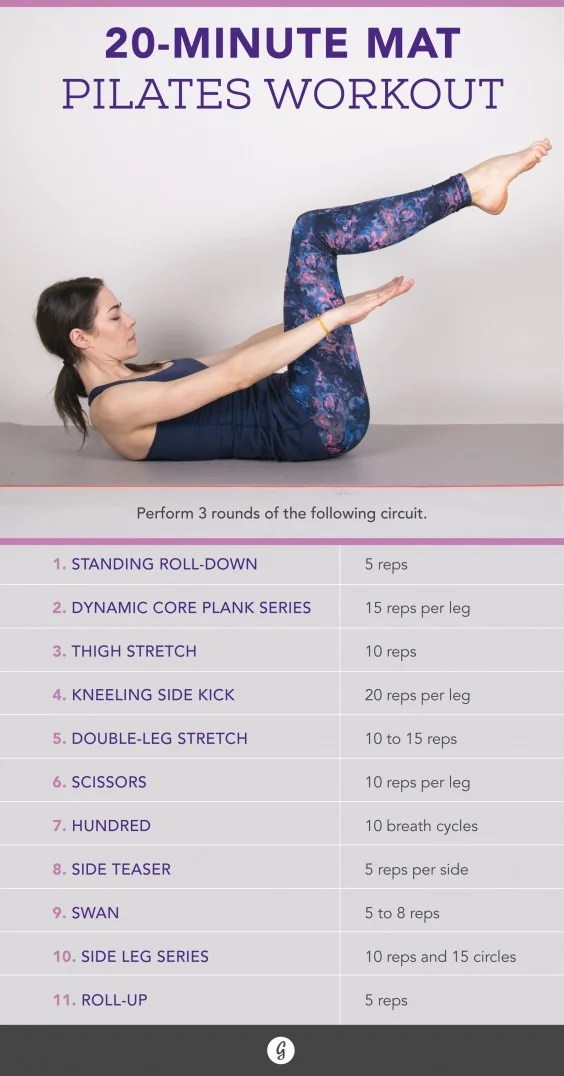 Pilates Printable Workout Routine Printable Calendars At A Glance