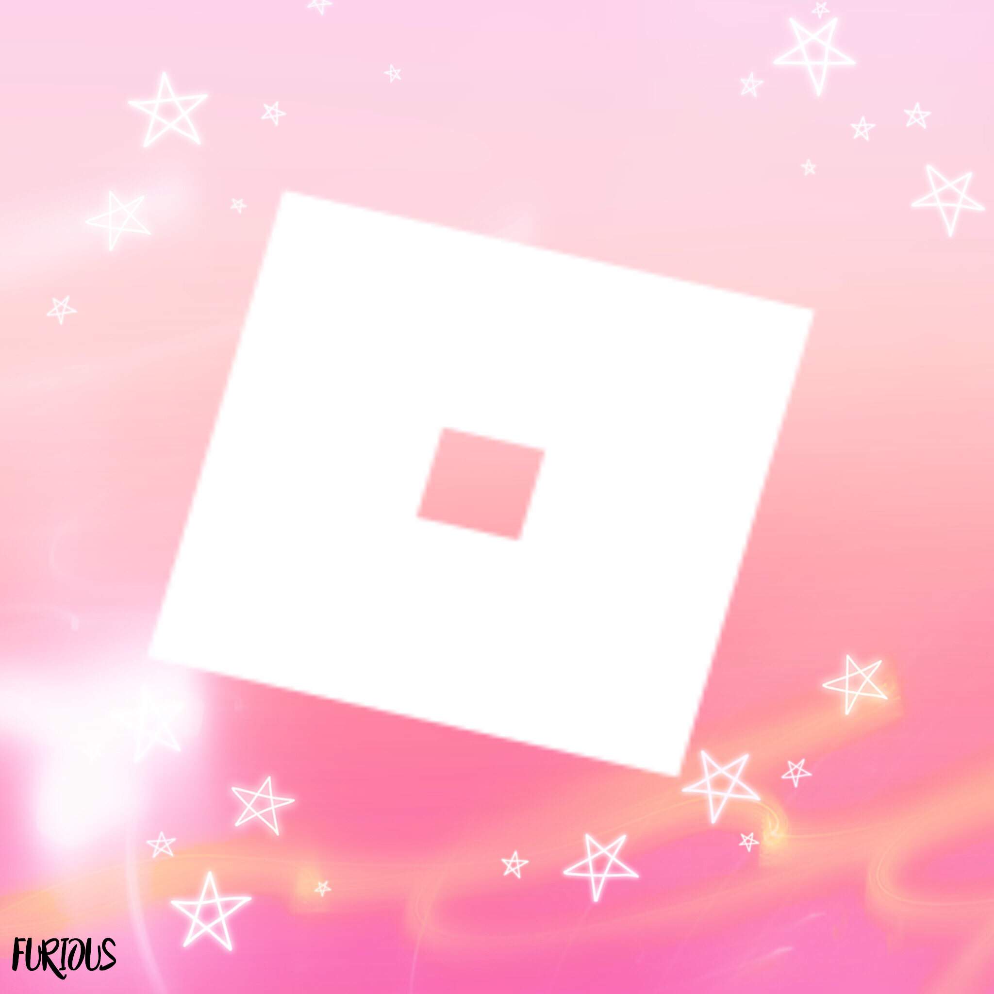 Pastel Pink Roblox Logo Aesthetic