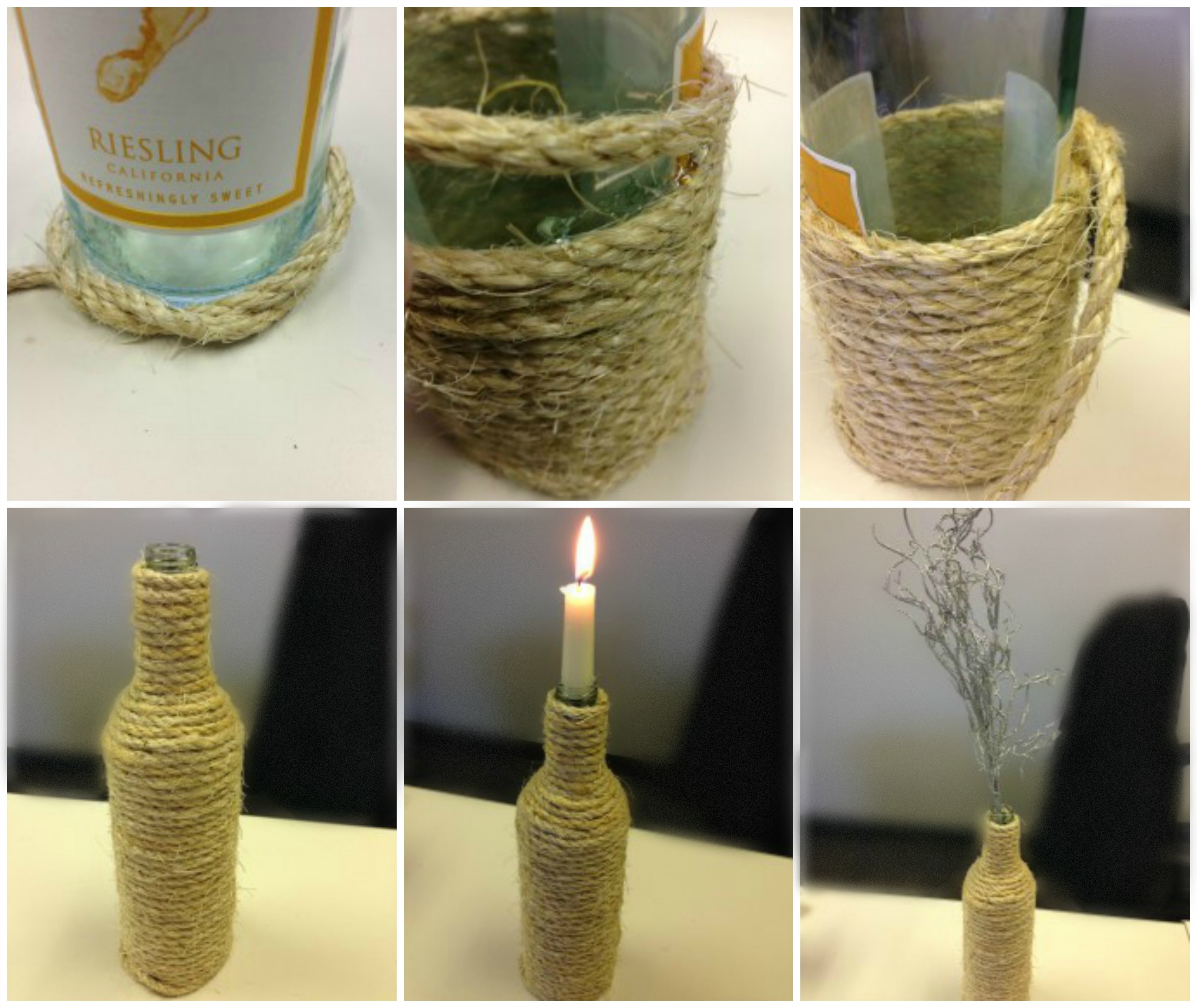 30 Wine Bottle Candle Holder Diy