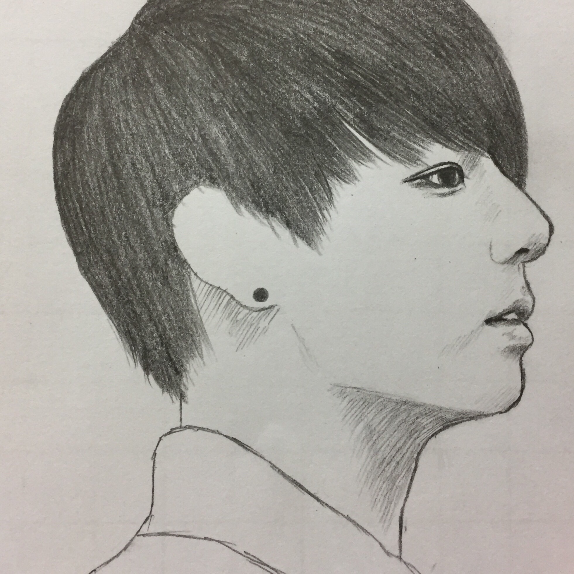 Jung Kook Pencil Jungkook Drawing Easy Img Dink