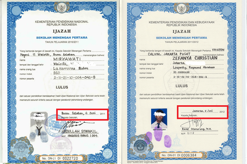 Cara Melihat Nomor Ijazah Sma Cara Melihat Letak Nomo