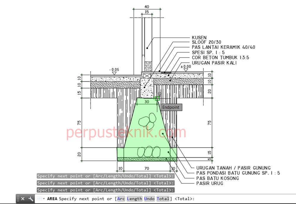 Cara Menghitung Kebutuhan Pasir Pada Pondasi Sumuran Dwg Imagesee