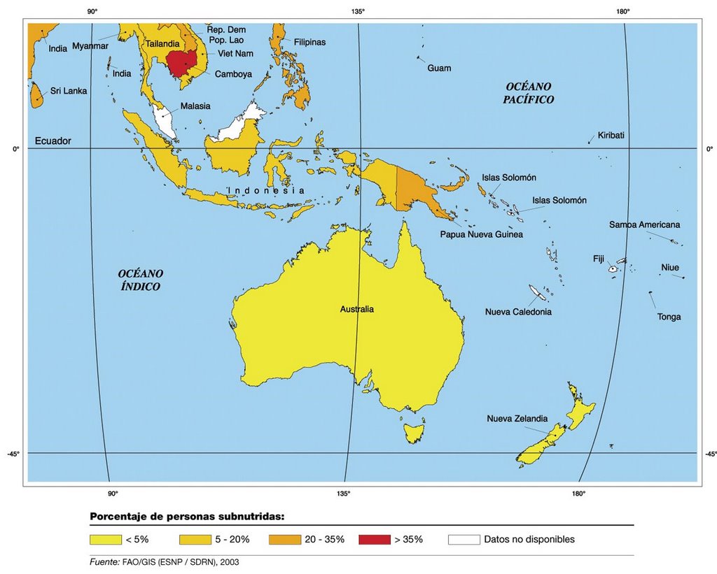 Oceania Mapa Mundi Tesmapa 4