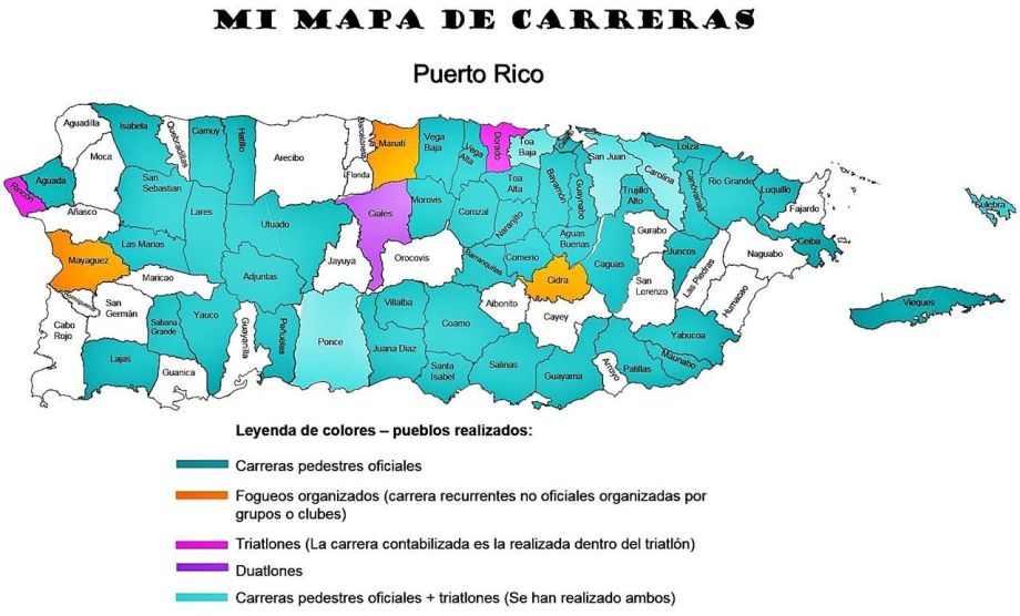 Mapa De Pr Y Sus Pueblos