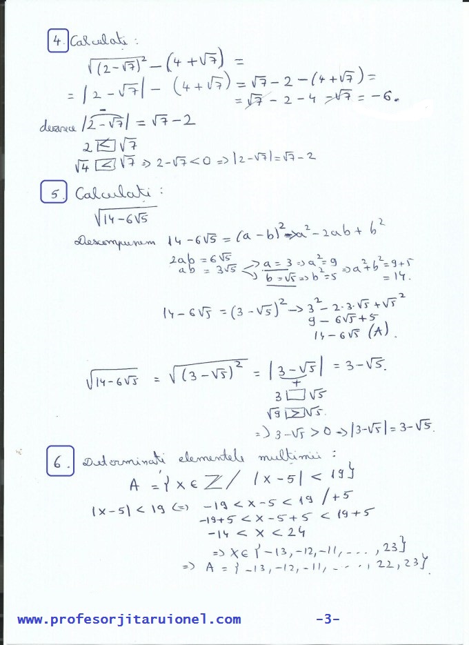 Teoriebac Clasa A9a 1mulțimi și Elemente De Logică Matematică