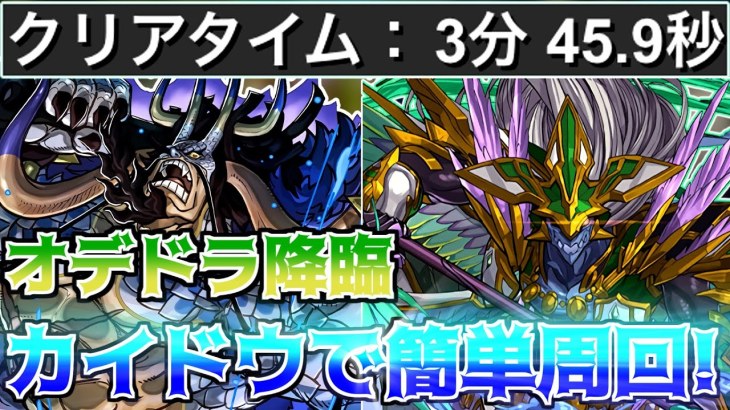 【オーディンドラゴン降臨】カイドウでオデドラ降臨を簡単周回！【パズドラ】 │ パズドラの人気動画や攻略動画まとめ パズル＆ドラゴン徹底研究