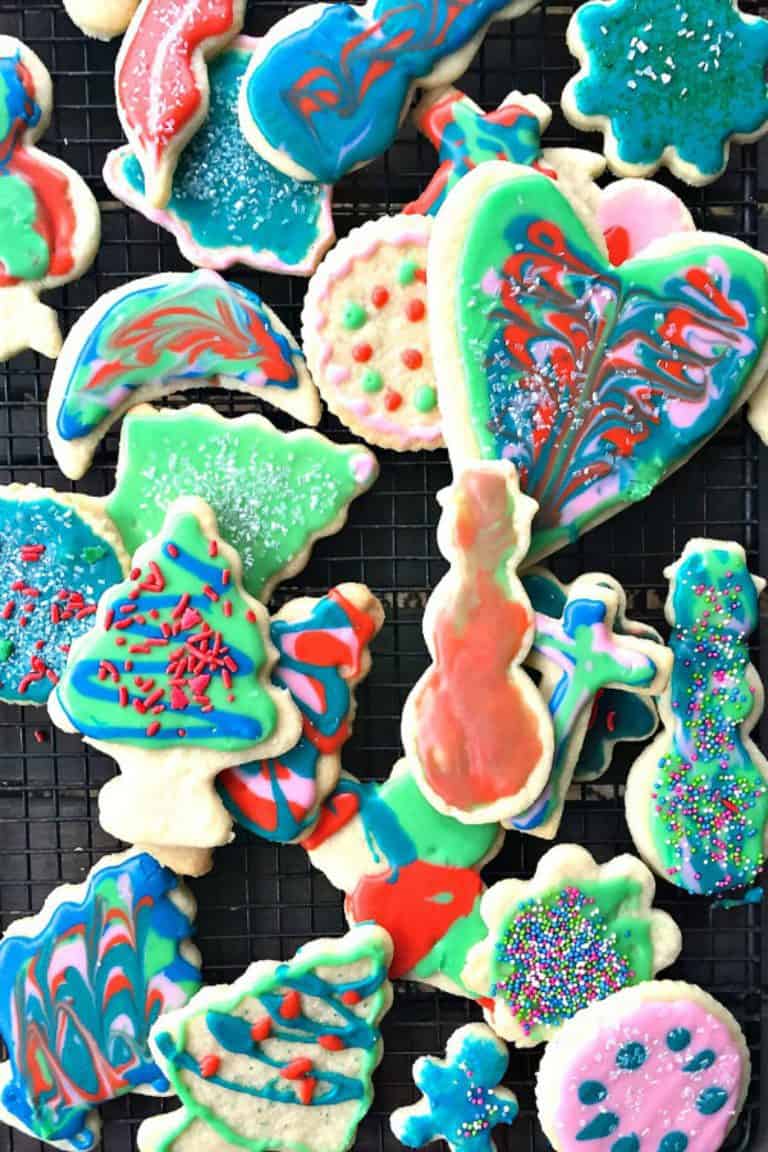 Christmas Frosted Sugar Cookies Reluctant Entertainer