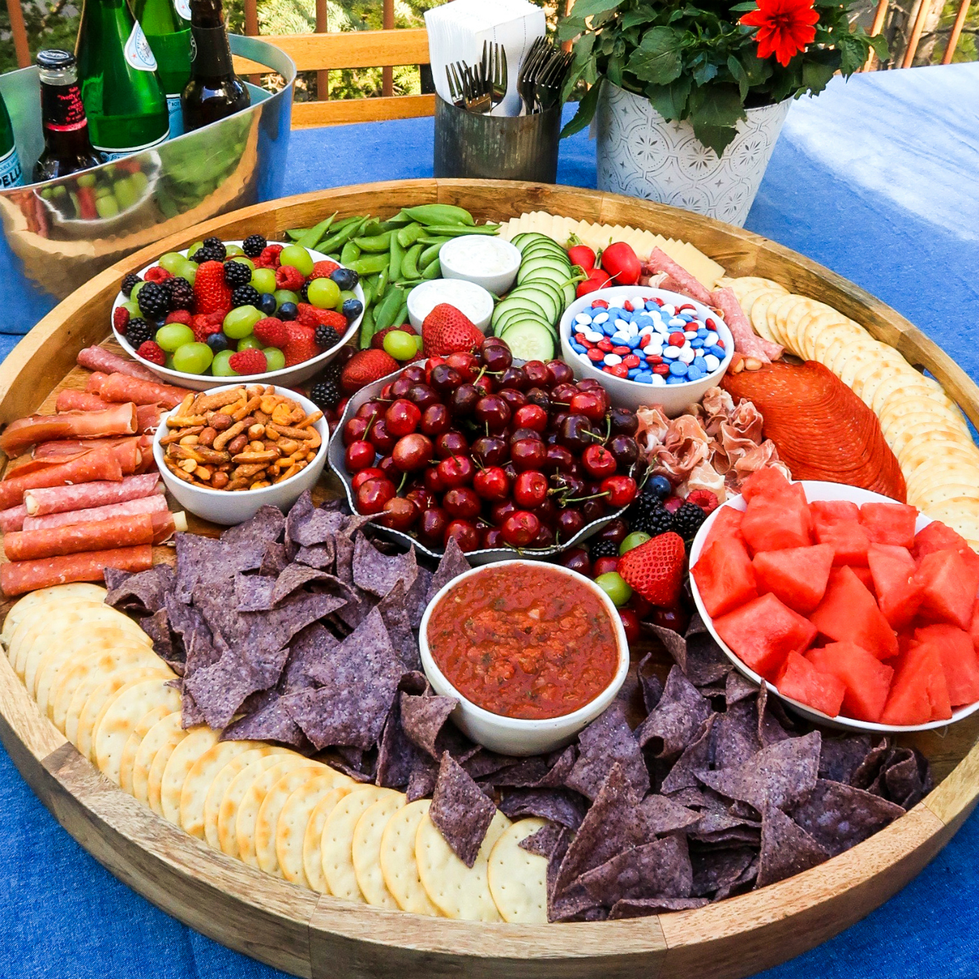 Fourth Of July Charcuterie Board Reluctant Entertainer