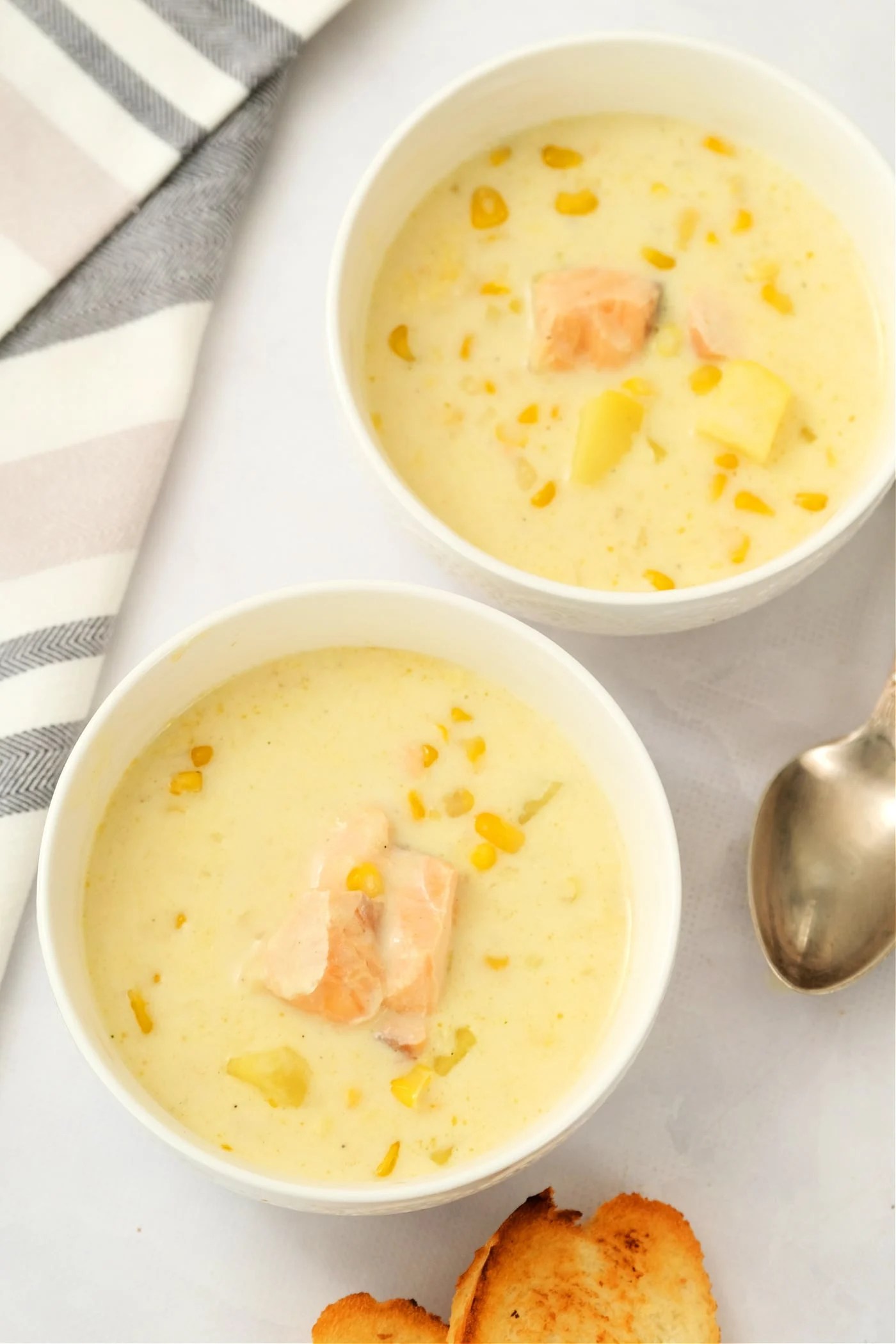 Corn Salmon Chowder Recipe Reluctant Entertainer