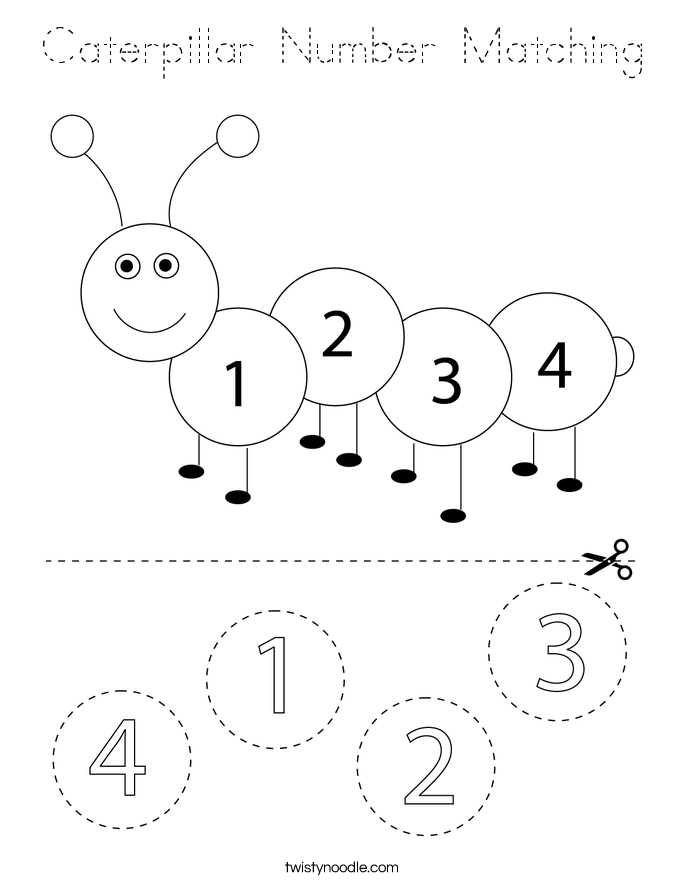 Printable Caterpillar Counting Worksheet Printable Calendars At A Glance