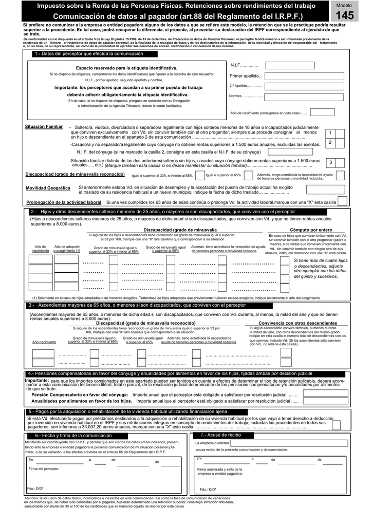 Modelo Certificado Retenciones Irpf 2020 Rellenable Discutiendo Modelos