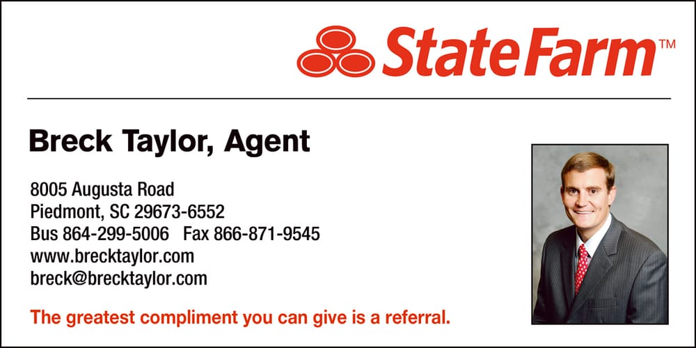 State Farm Template Insurance Card Financial Report