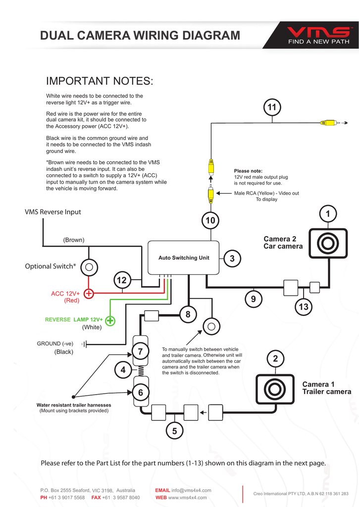 2 Wire Security Camera Wiring Diagram