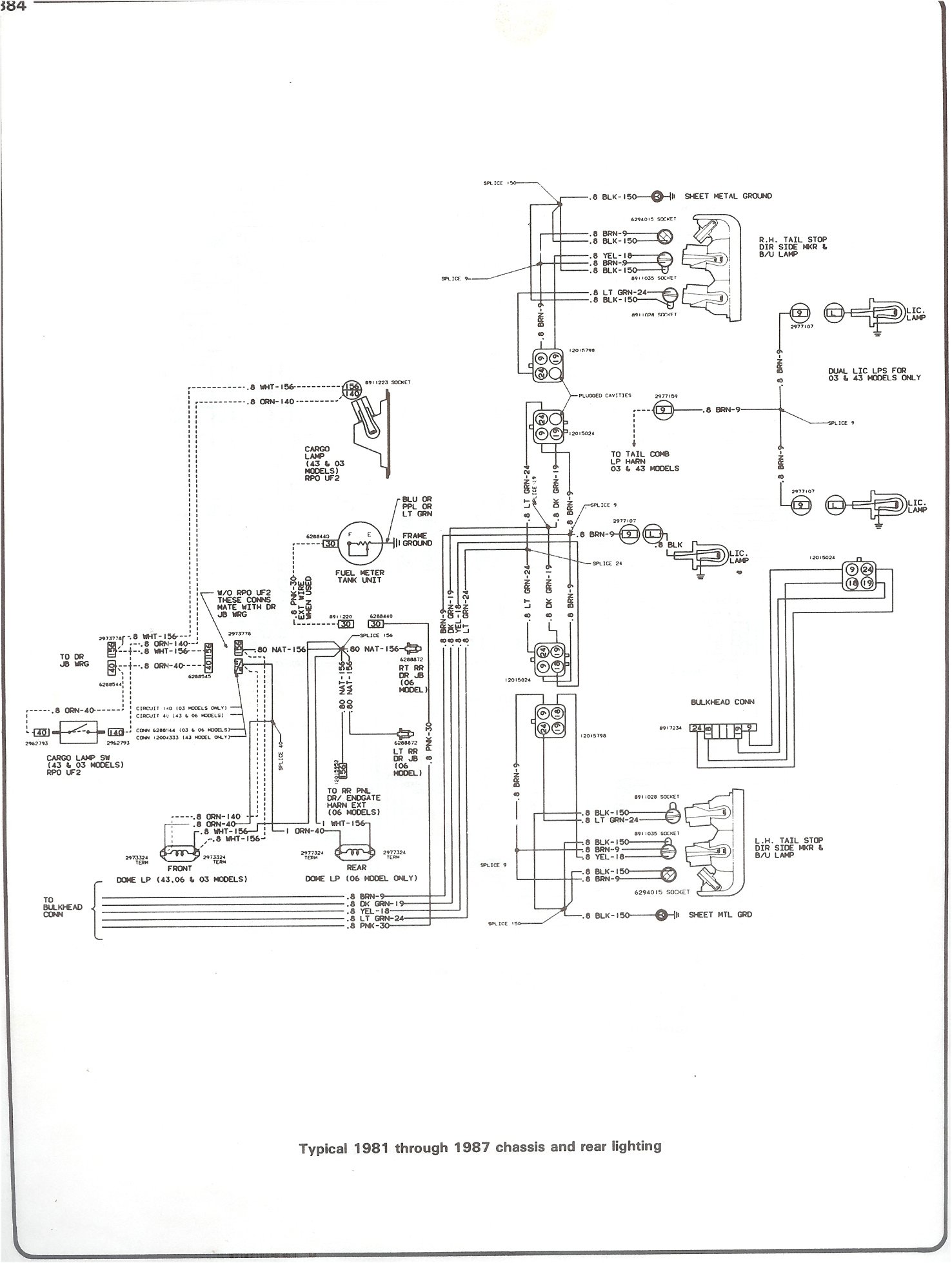 Chevy Express Tail Light Wiring Diagram Wiring Flash