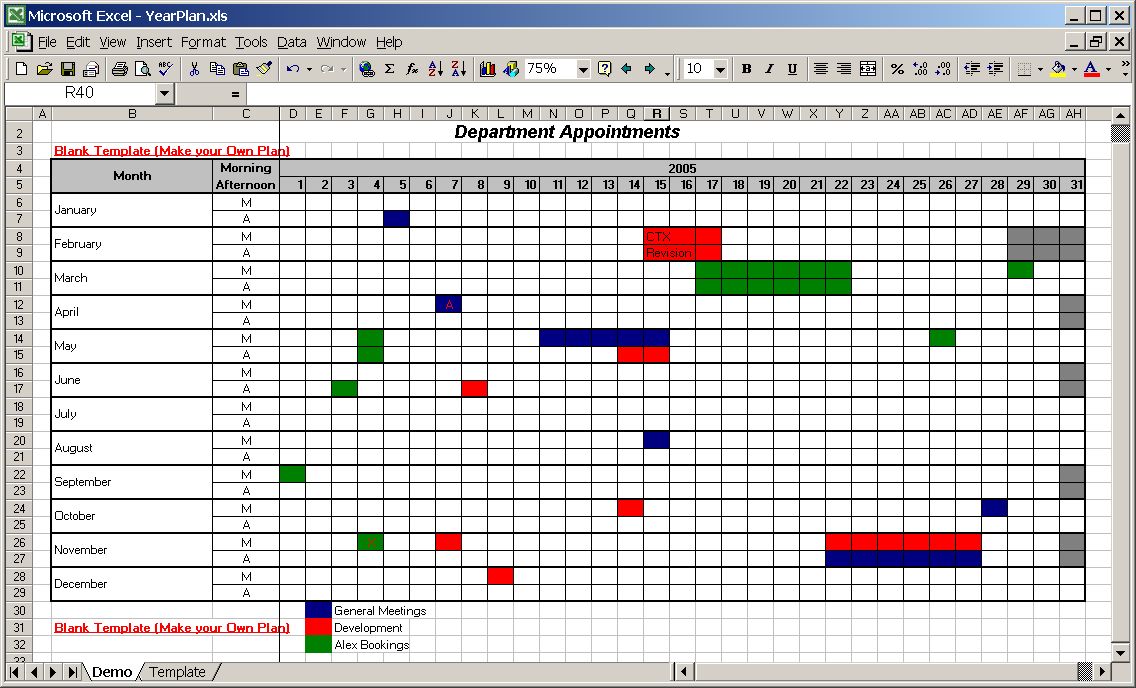 Project Plan Calendar Excel Printable Calendar Collection