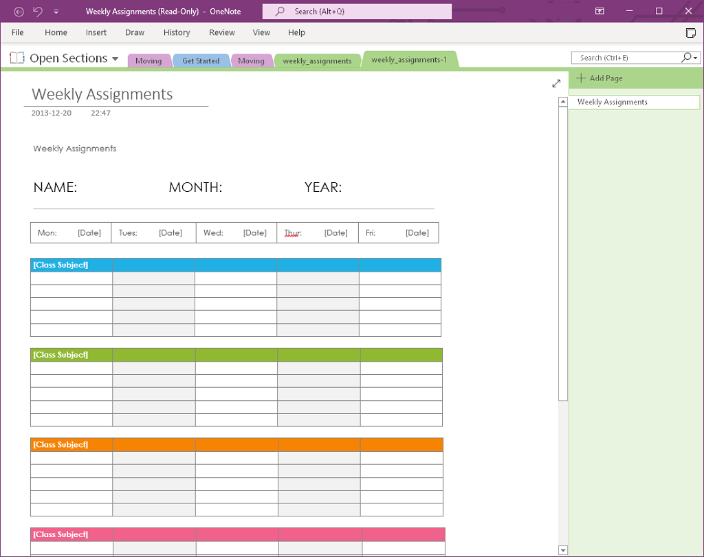 Onenote Templates Free Download Printable Word Searches