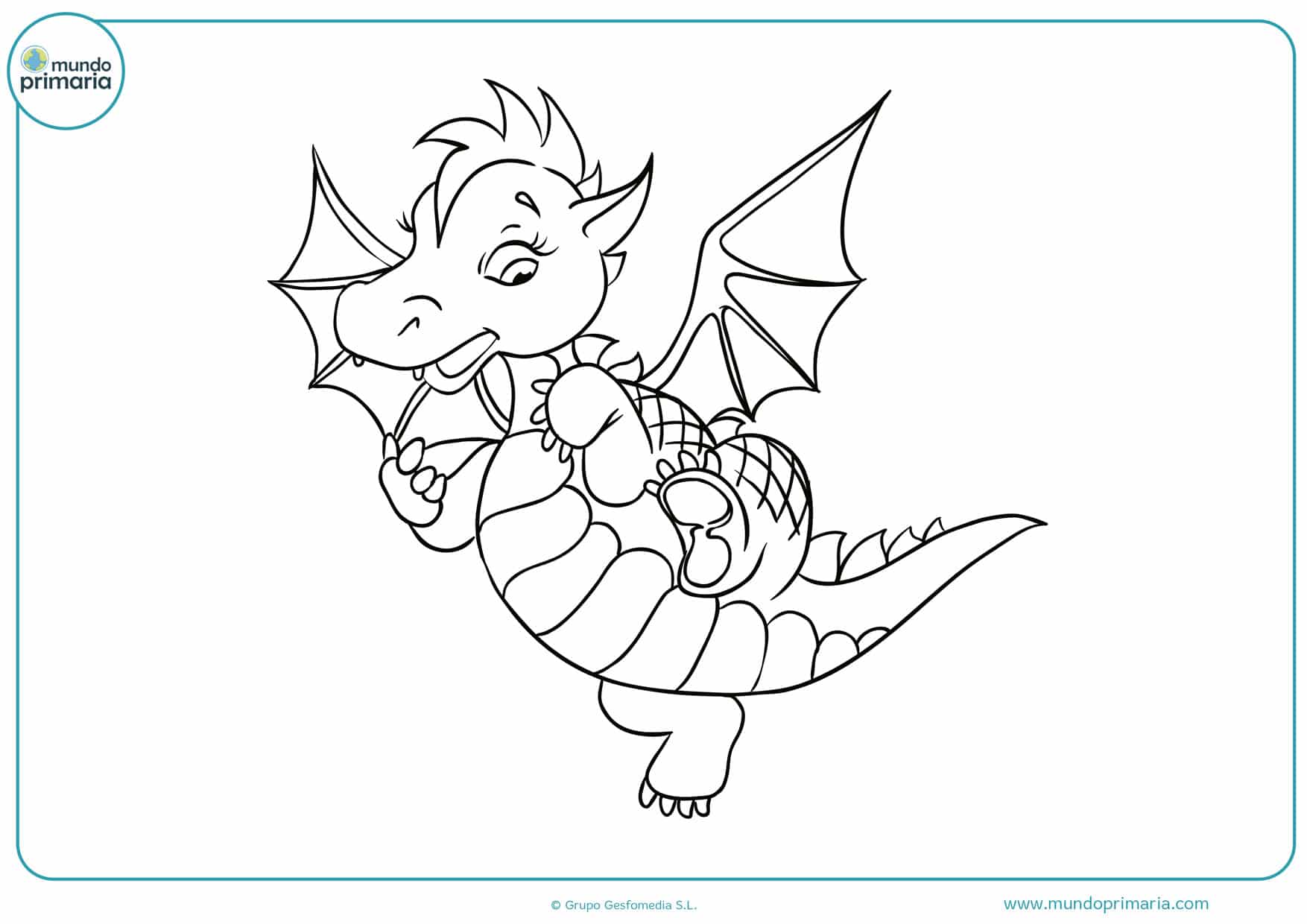 Dragones Colorear Para Imprimir