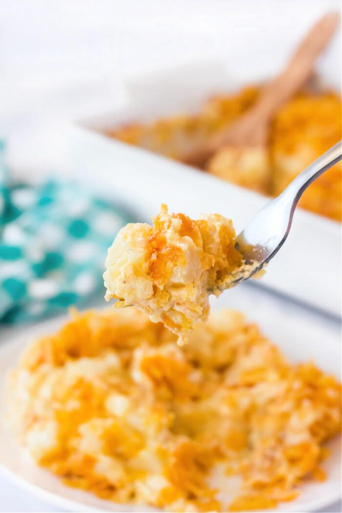 Funeral Potatoes Cheesy Hashbrown Casserole Mama Loves Food