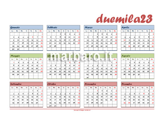 Calendario 2023 Gratis Da Stampare Get Latest News 2023 Update