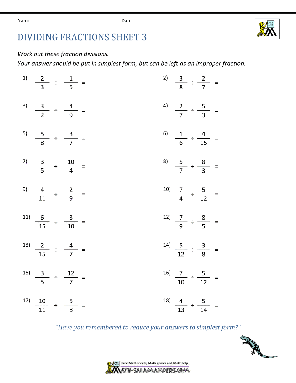 Representing Fractions Worksheet Printable Word Searches