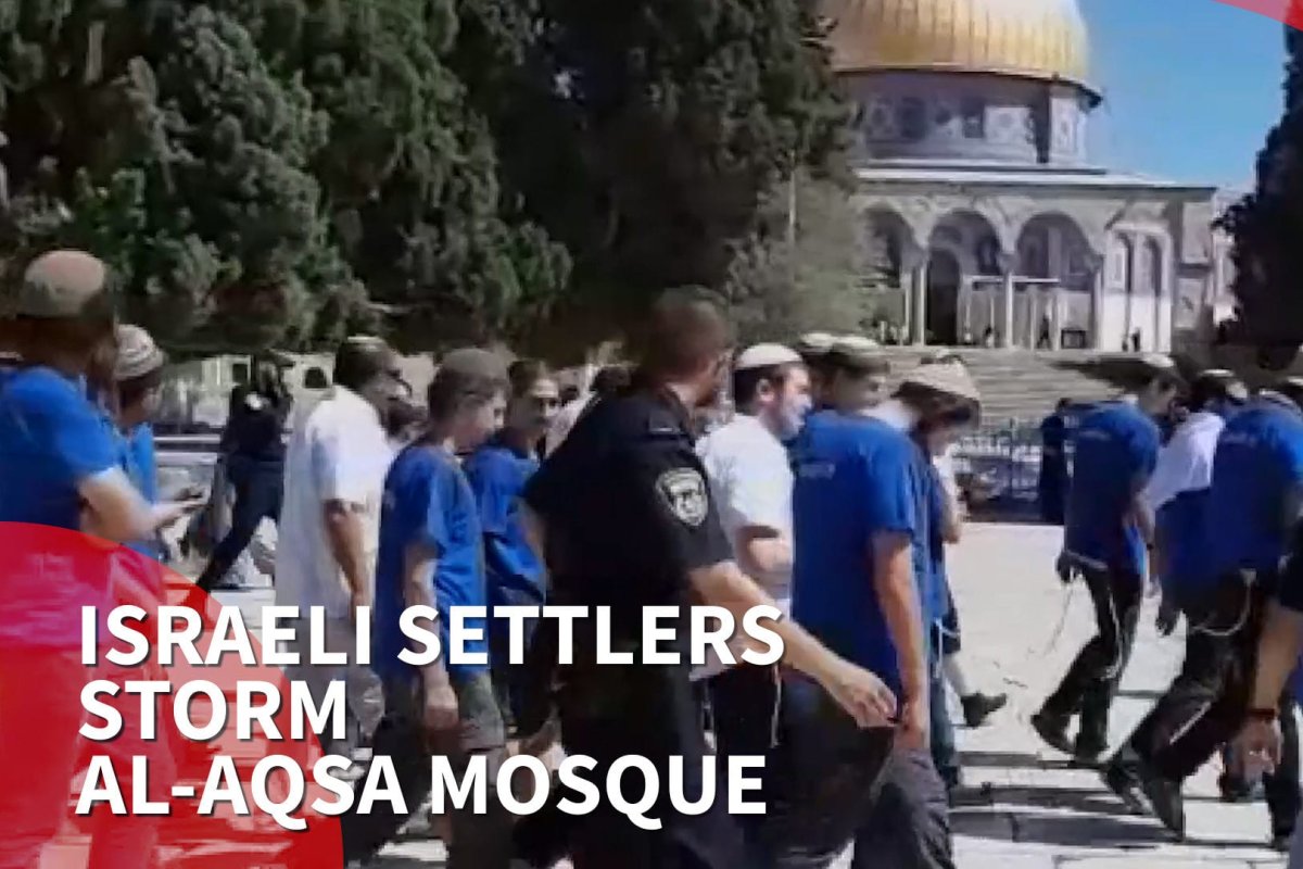 Israel Settlers Storm Jerusalems Al Aqsa Mosque Middle East Monitor