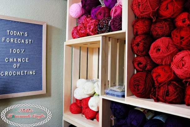 How To Create A Diy Yarn Storage Shelving Unit Best And Cheap