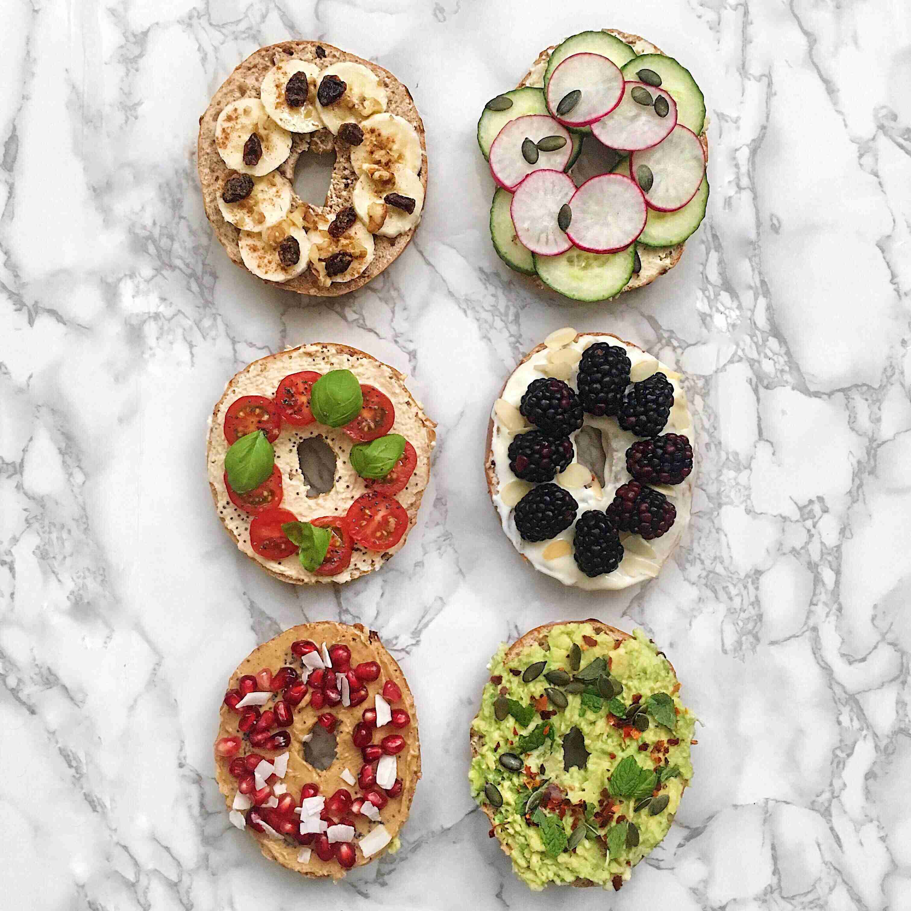 My Favourite Healthy Bagel Toppings Sweet And Savourary Nourish