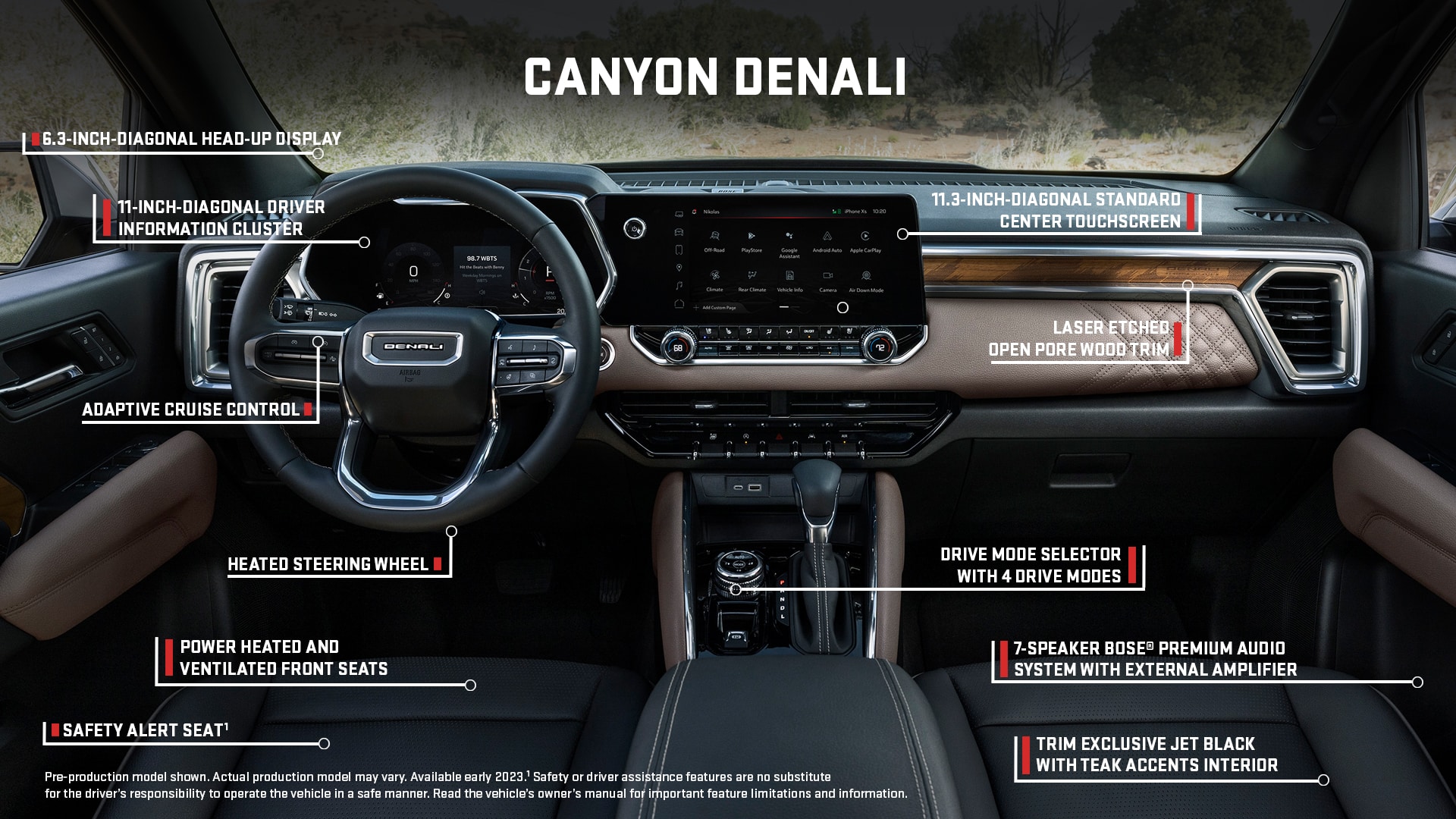 2023 Gmc Canyon Debuts With Rugged At4x Trim Advanced Safety Features