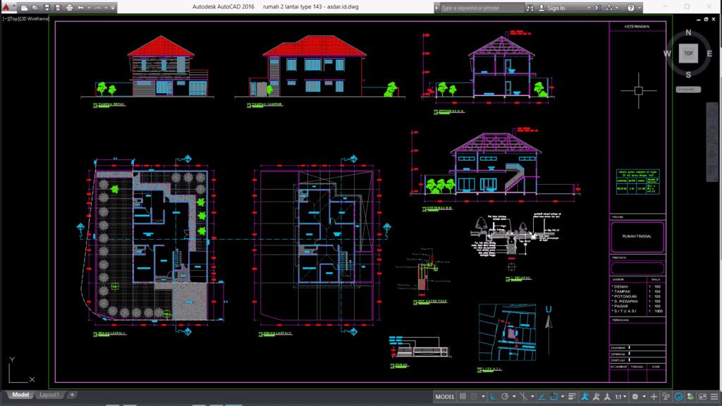 Daftar Contoh Desain Rumah Lantai Dwg Efisien Desain Rumah My Xxx Hot