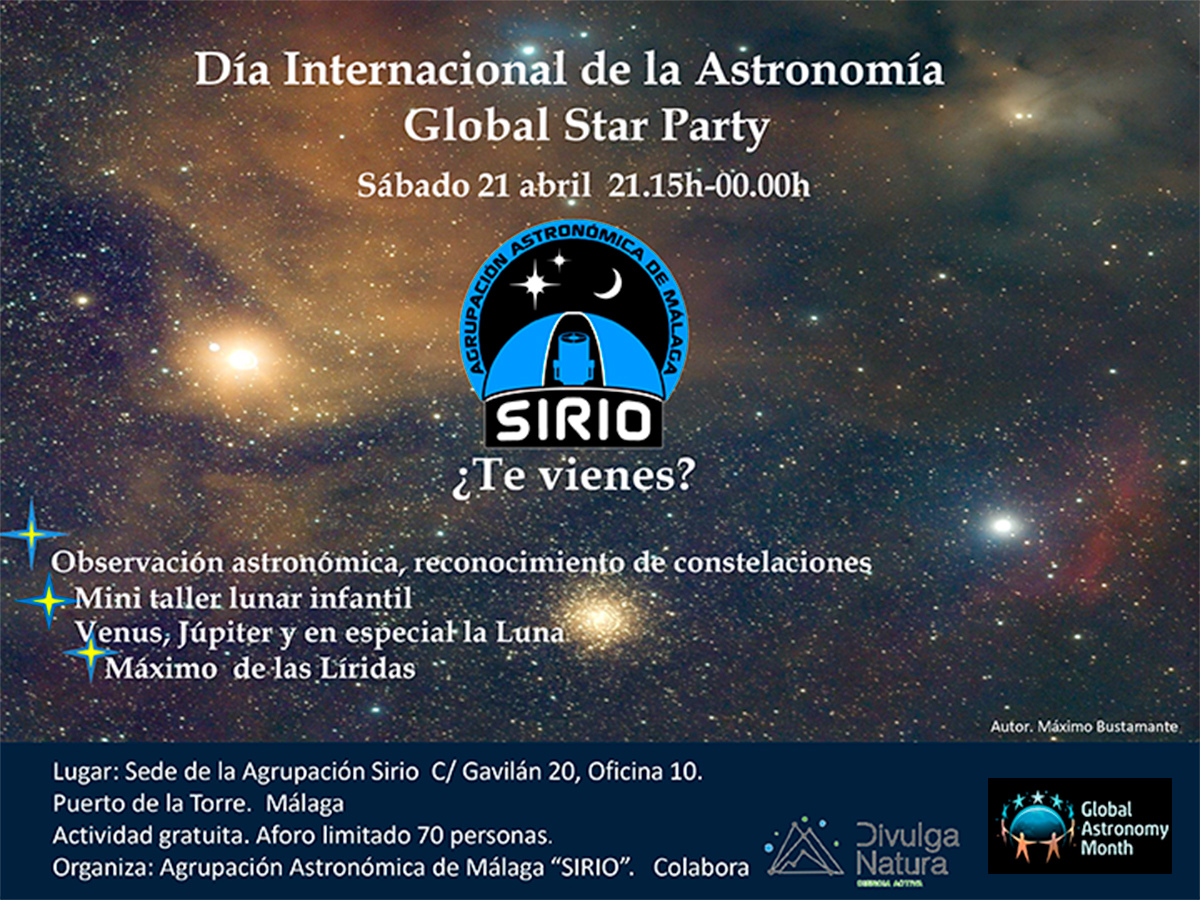 Día Internacional De La Astronomía 2018 Agrupación Astronómica Sirio