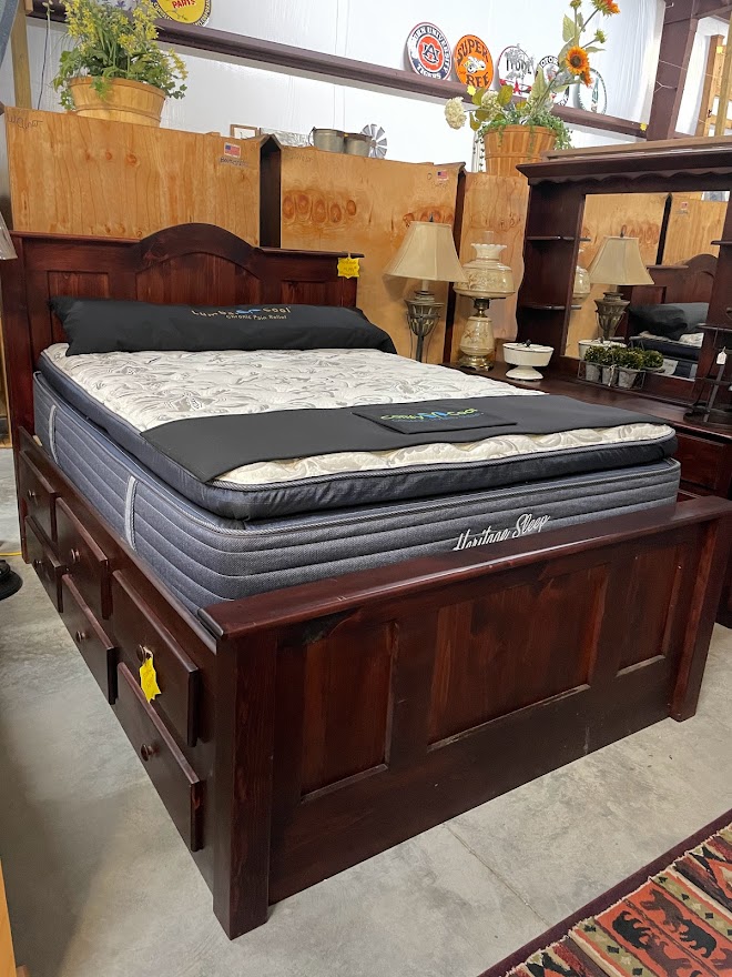 Queen Size 12 Drawer Storage Bed Hanaposy