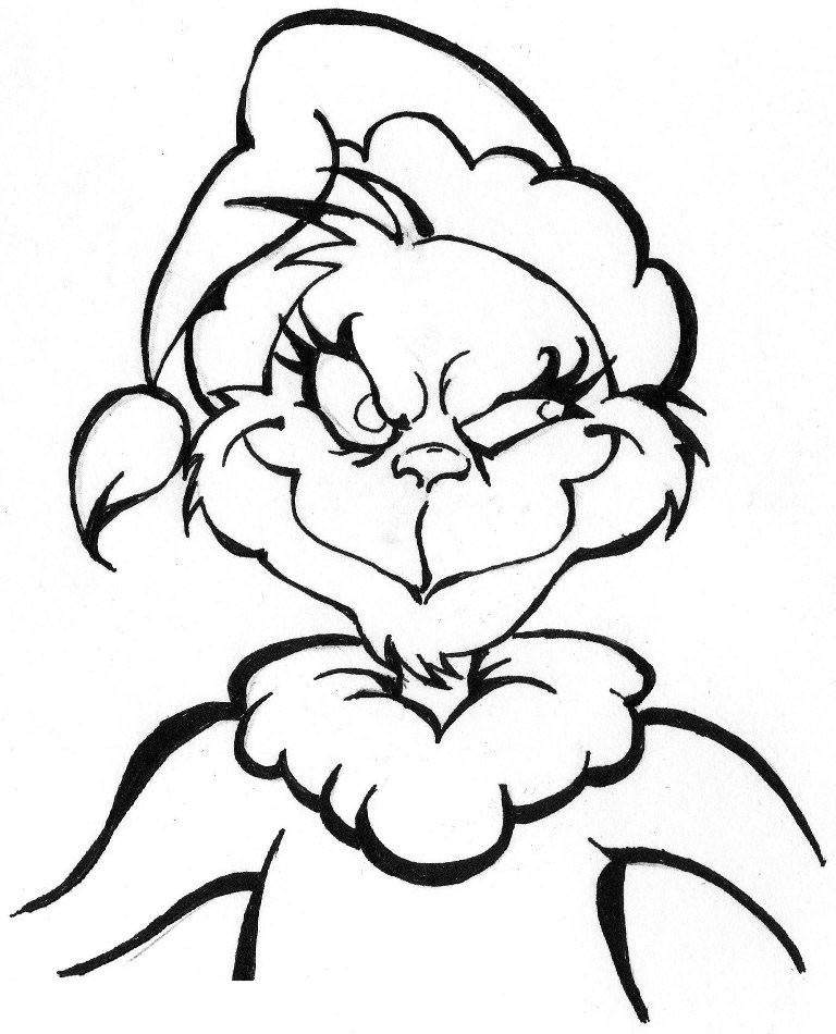 The Grinch Printable Coloring Pages