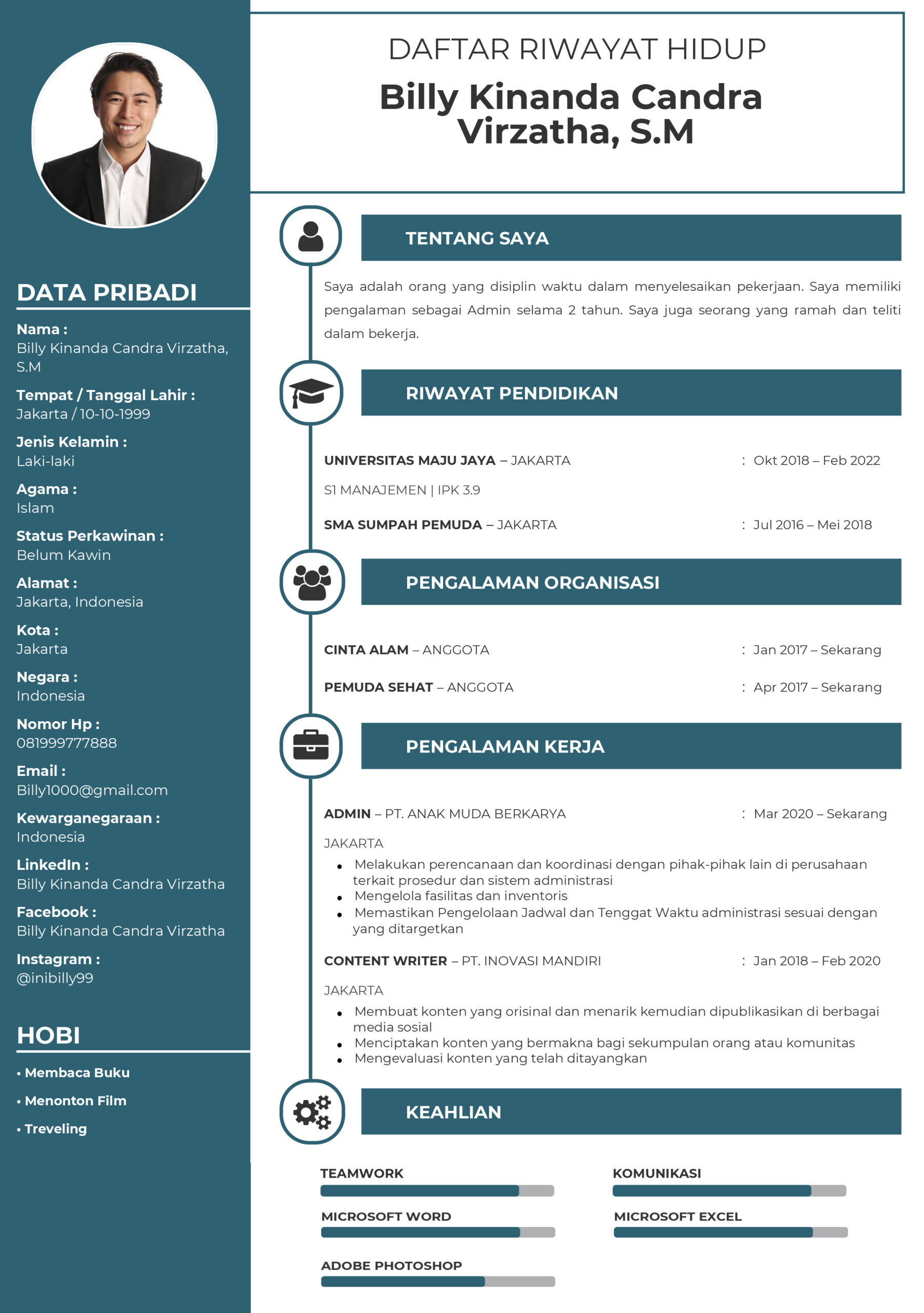 Tips Membuat Cv Yang Menarik Hrd Contoh Surat Resmi