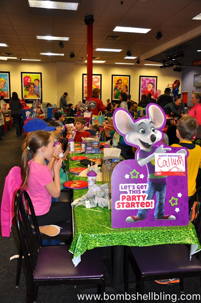 Chuck E Cheese Birthday Party