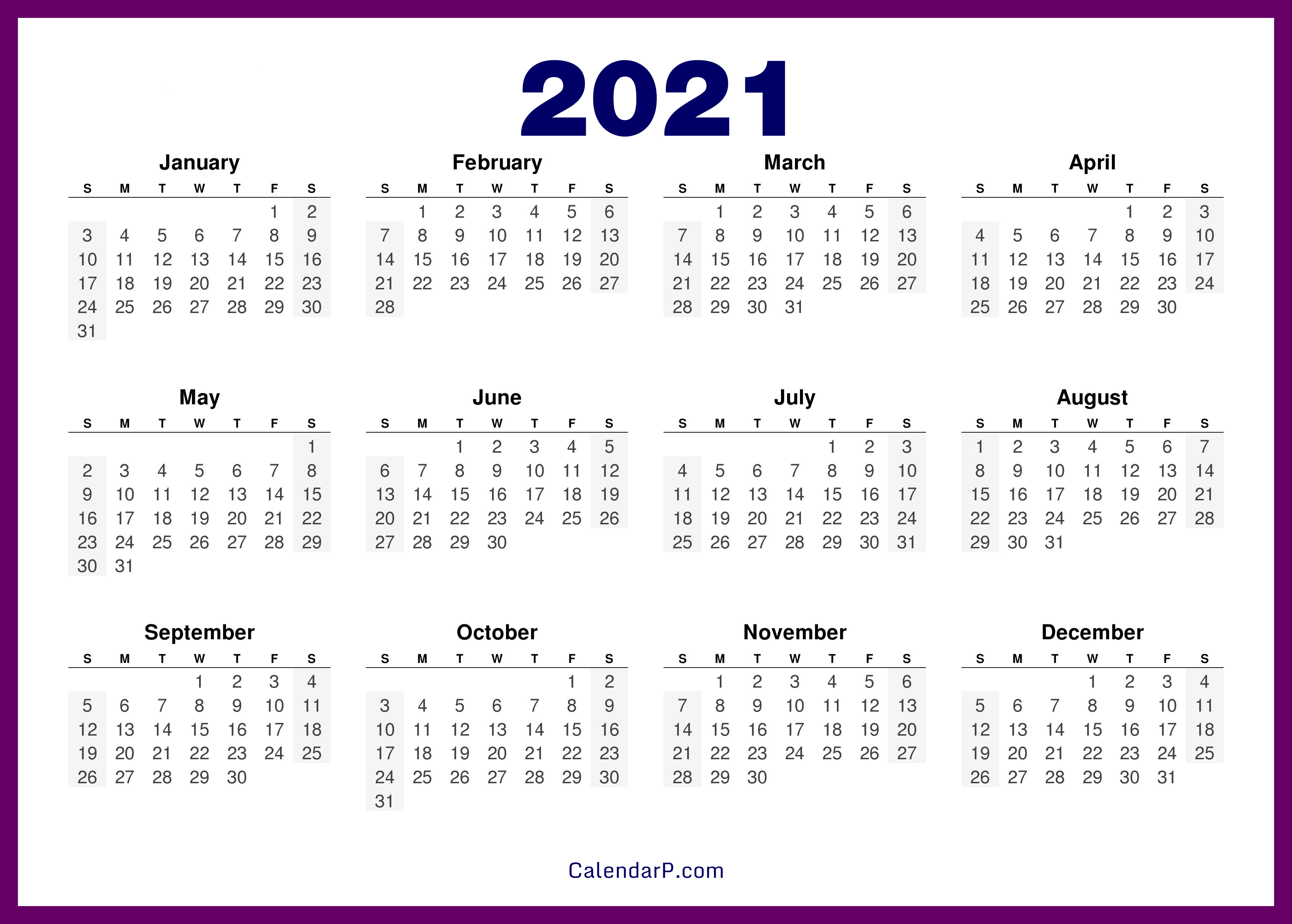 3 Month Printable Calendar 2021 Printable Word Searches