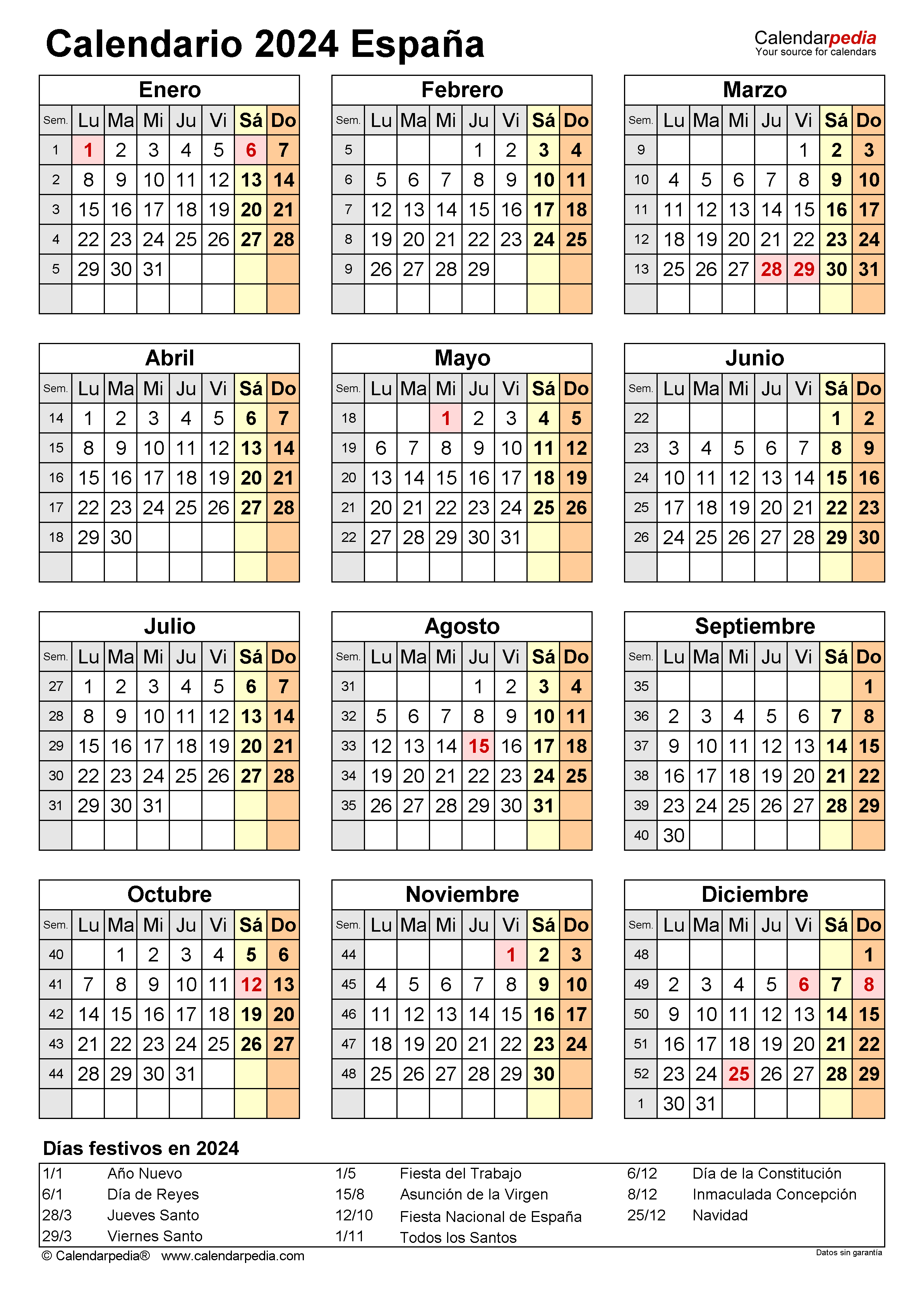 Calendario De Chile 2024 Imprimir El Pdf Gratis