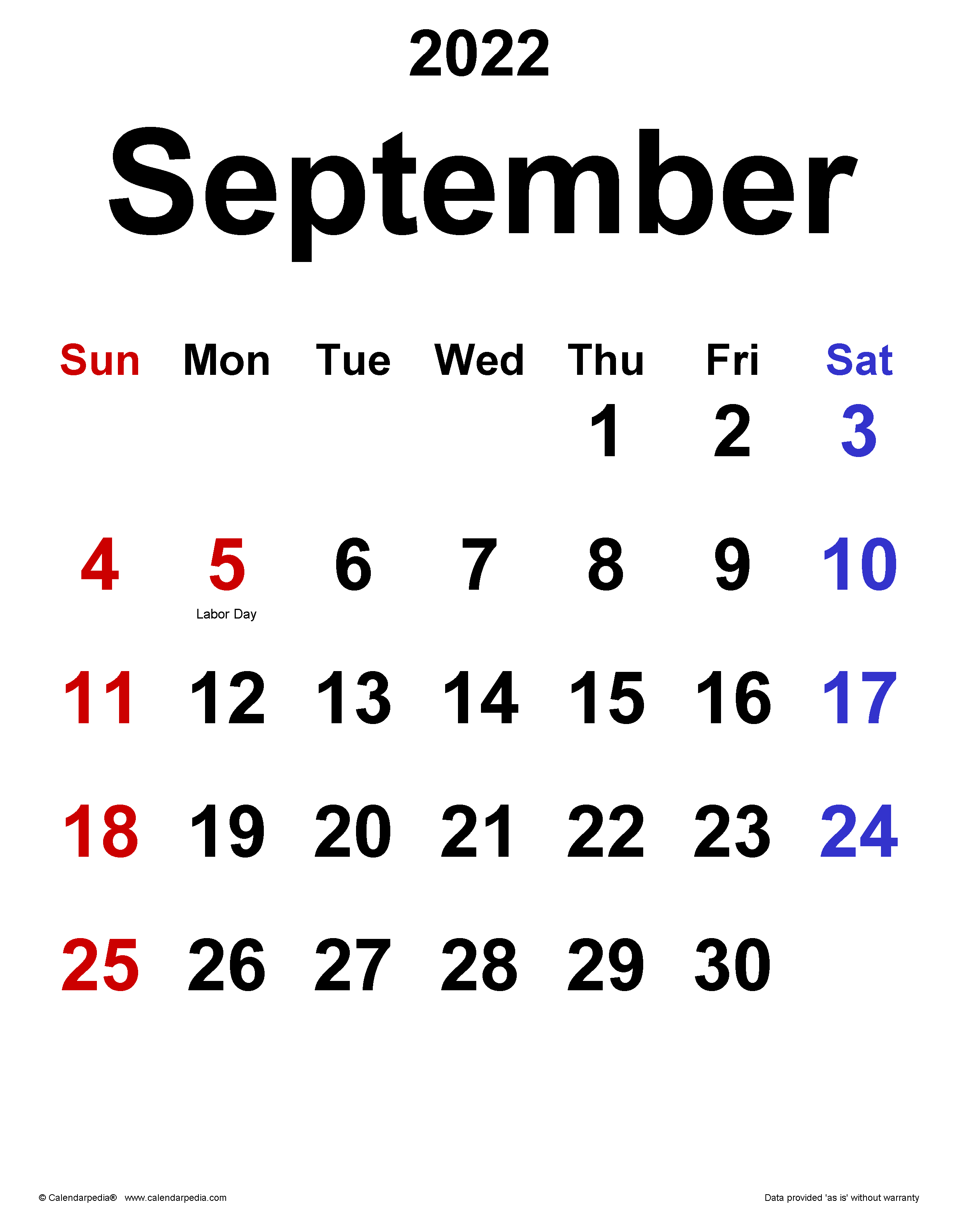 Sept 2022 Calendar With Holidays Printable Word Searches