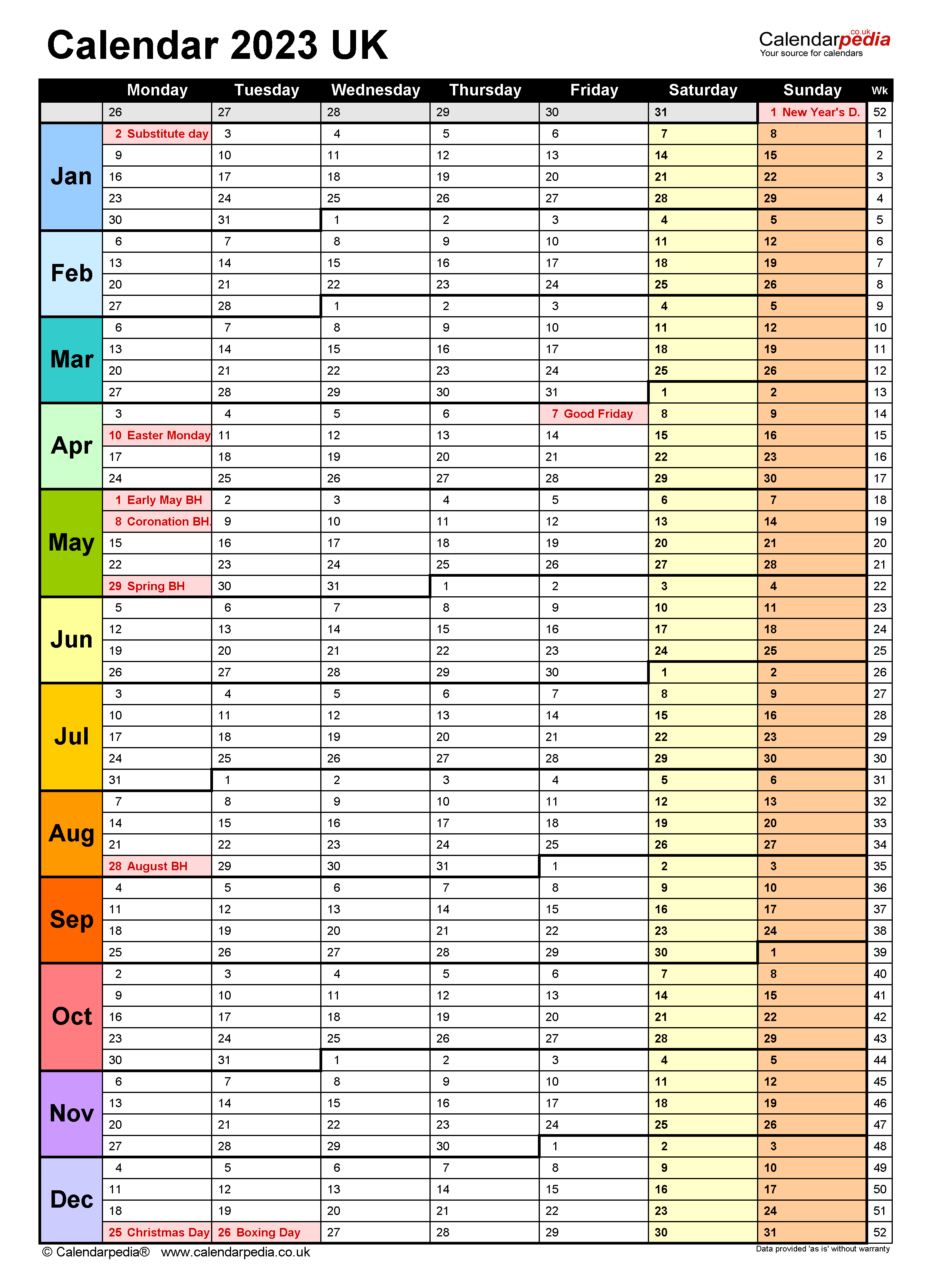 Incredible 2023 Calendar With Week Numbers Excel Photos Calendar With