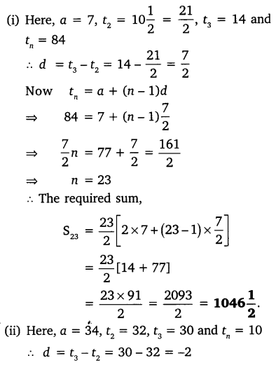 Ncert Solutions For Class 10 Maths Chapter 5 Arithmetic Progressions Ex