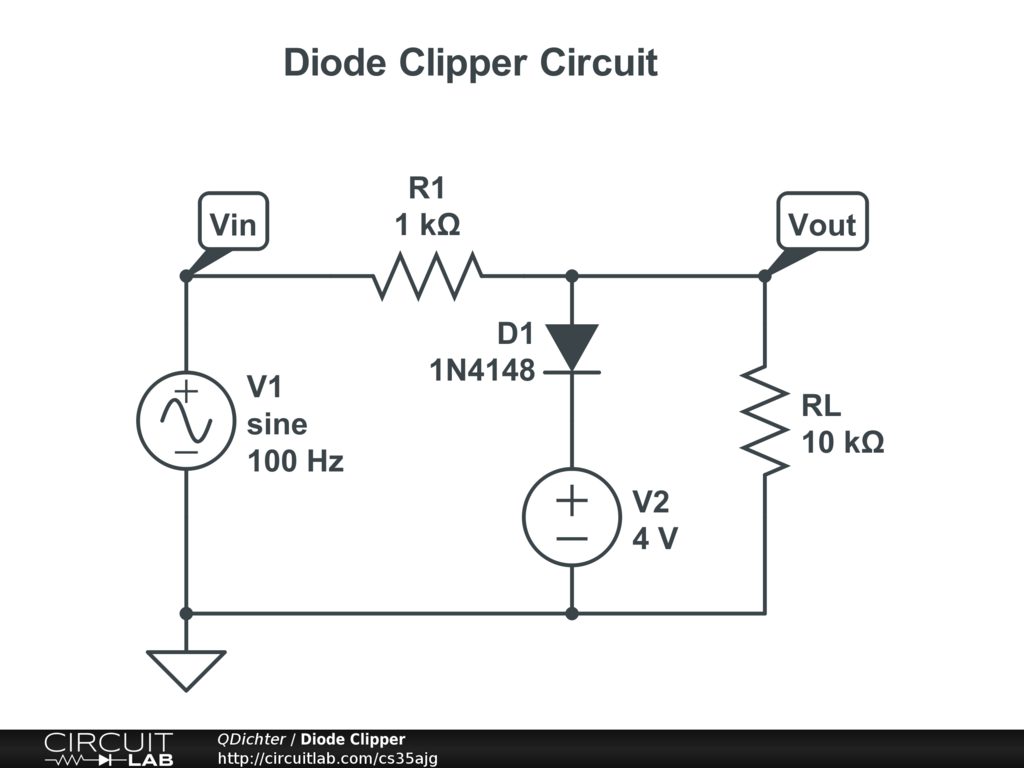 Circuit Diagram Of Clipper And Clamper