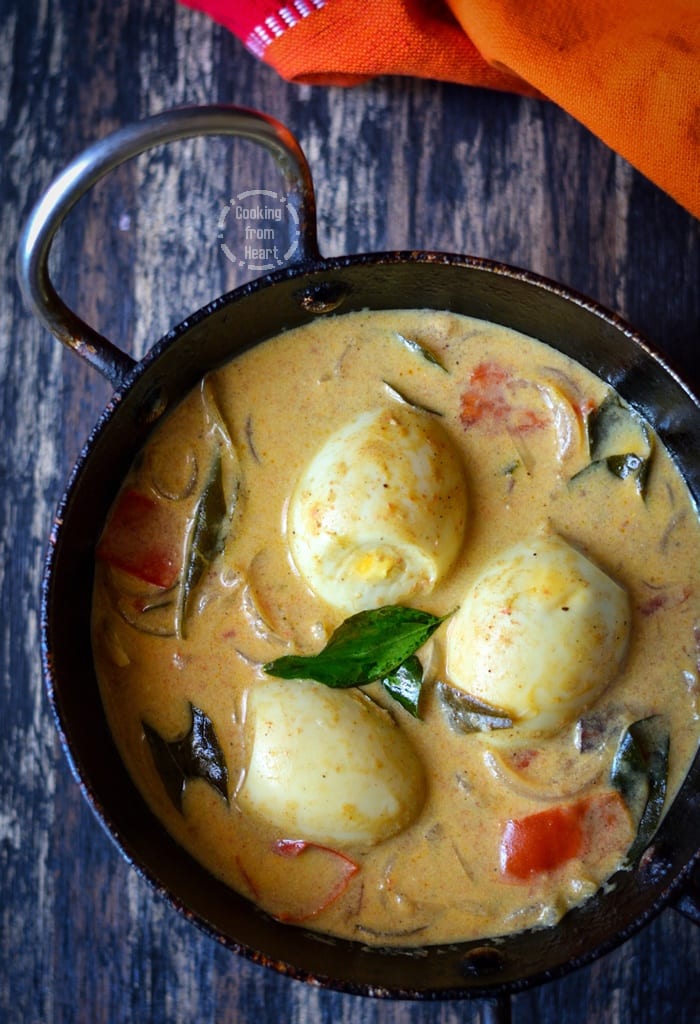 Egg Stew Creamy Egg Curry With Coconut Milk Cooking From Heart