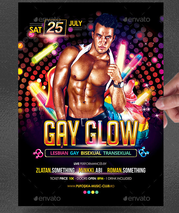 Gay Flyer Templates 17 Free And Premium Designs Download