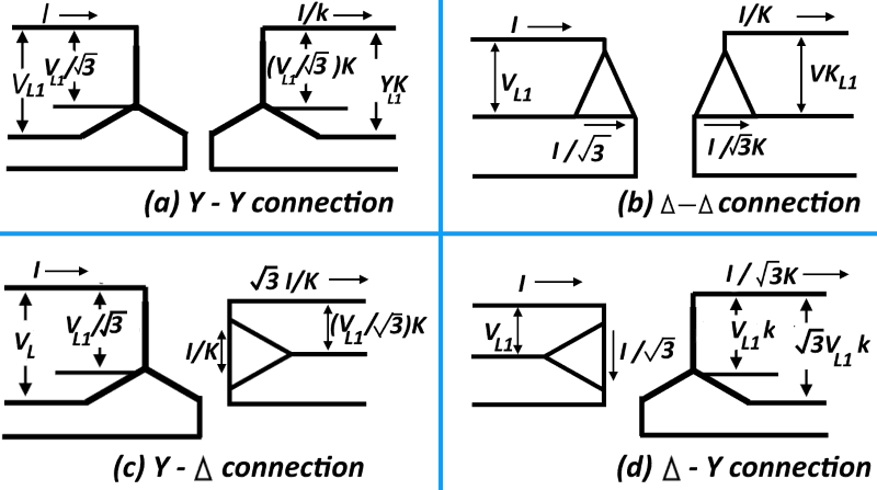 Difference Between Star And Delta Connection In Transformer Wiring Work