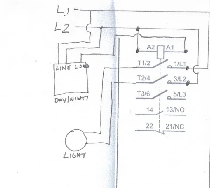 Single Phase Contactor Wiring Diagram Wiring Work