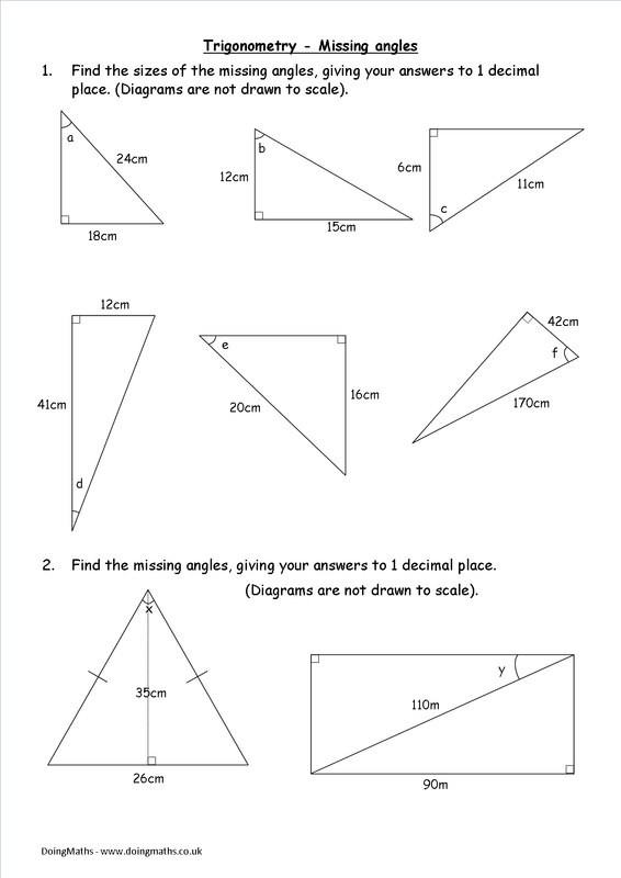 10 Finding Missing Angles In Triangles Worksheet Pdf Worksheets Decoomo