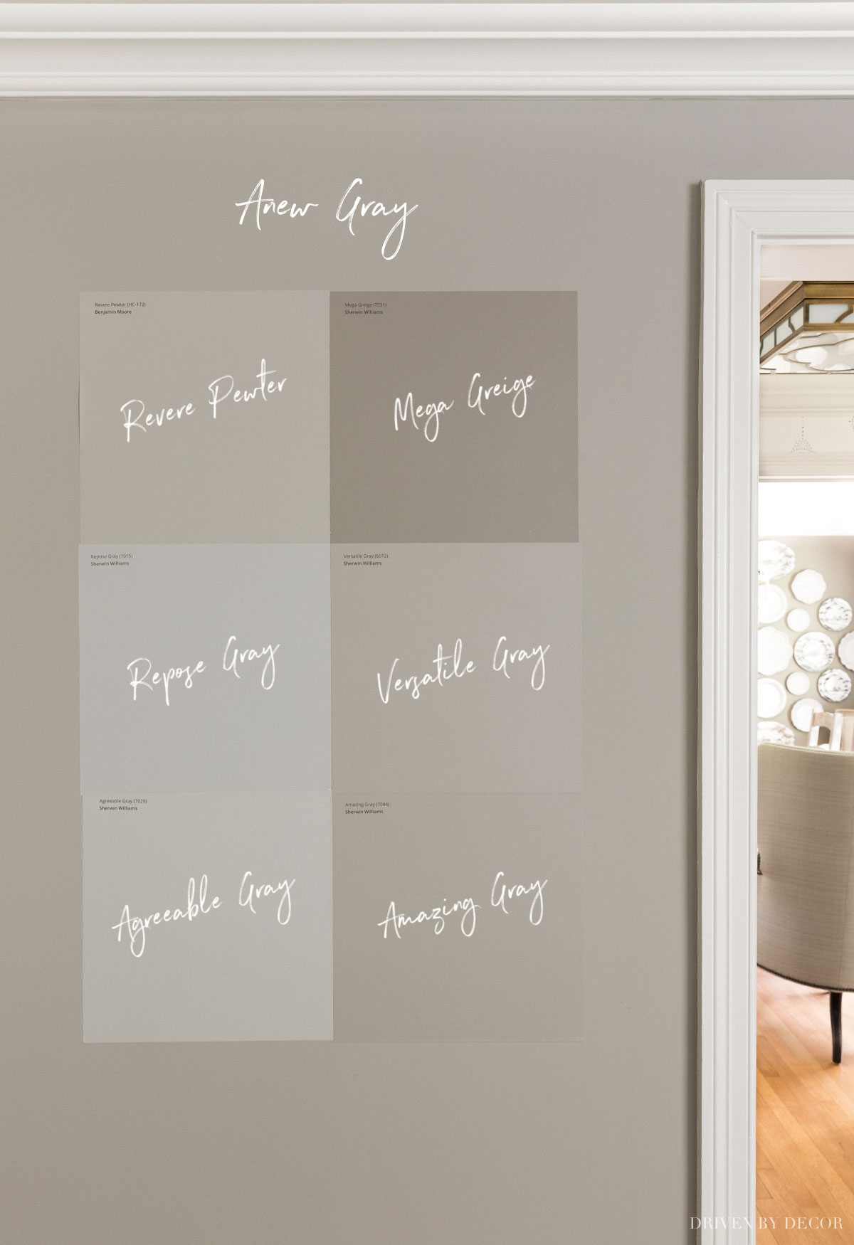 Sherwin Williams Agreeable Gray Vs Repose Gray Color Inspiration