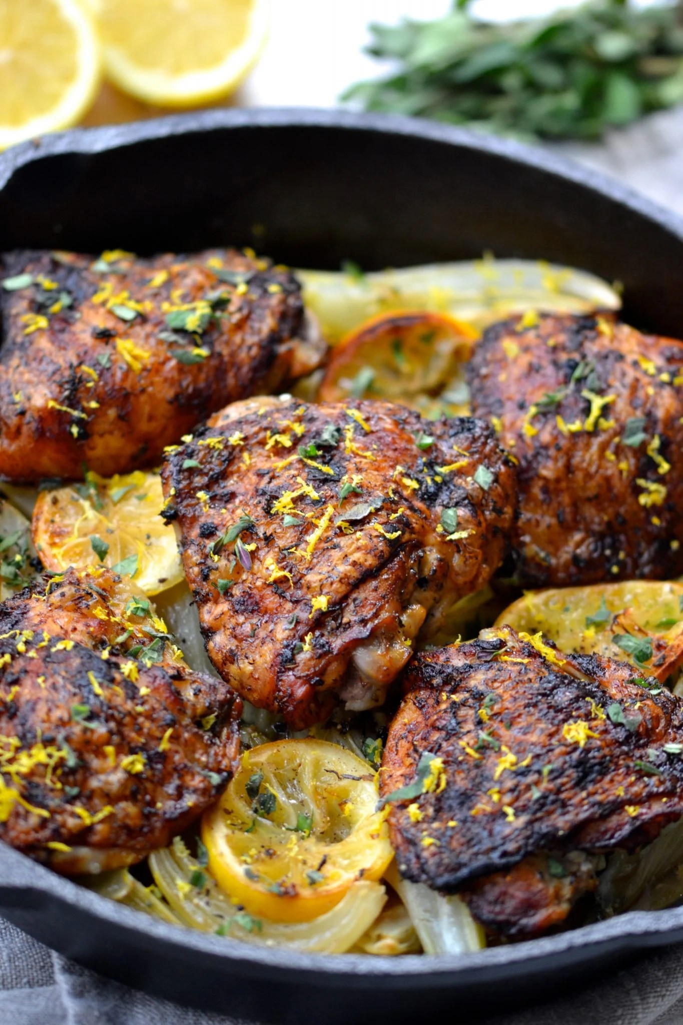 Lemon And Herb Chicken With Fennel Whole30 Keto Every Last Bite